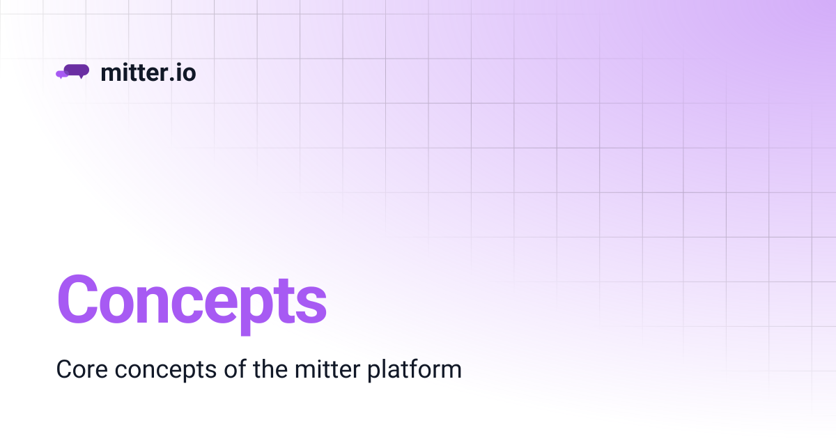 Concepts | mitter.io